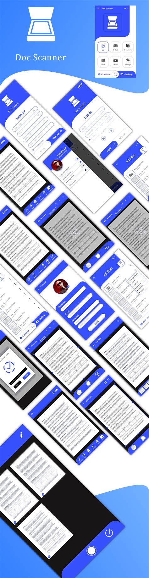 Document Scanner App Ui Behance