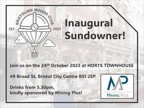 Miningnetworking Bristolianminersclub Ukmining Mining Plus