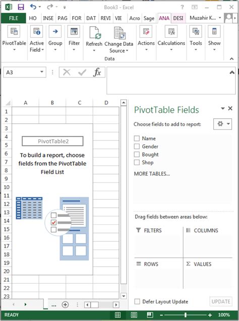 Excel Top Tip Pivot Tables XC360