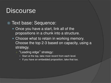 ppt semantics and discourse powerpoint presentation free download