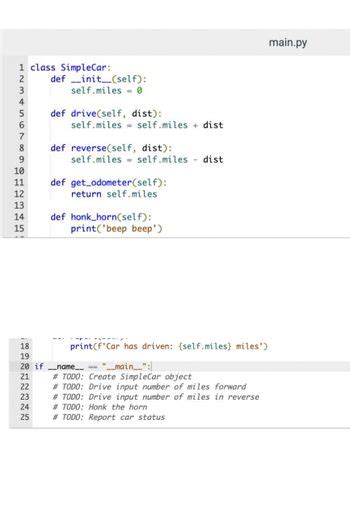 Answered 261 Lab Simple Car Given Two Integers That Represent The
