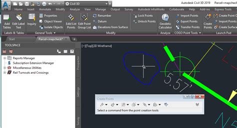 solved getting strange symbol next to cursor after creating point