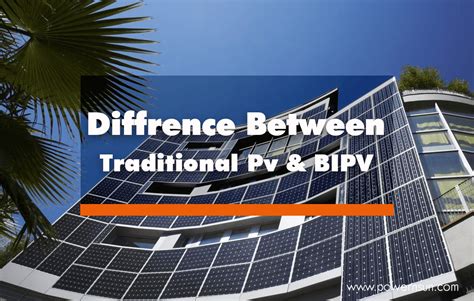 Differences Between Traditional Pv Modules And Bipv Building