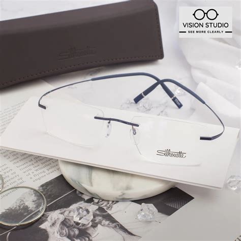 กรอบแว่น Silhouette Tma The Icon 5541fq 4542 Shopee Thailand