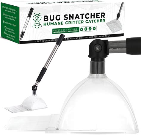 Bug Catcher Container And Extendable Stainless Steel Stick