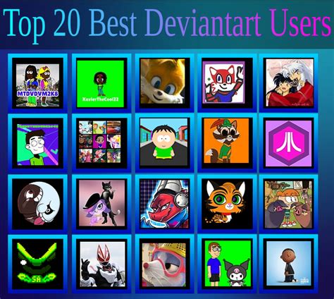My 20 Best Deviantart Users By Spyro64pvskfanarts On Deviantart