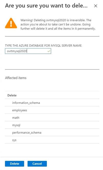 Azure Database For MySQL