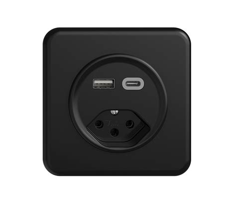 USB Sockets STANDARDdue USB Socket Typ 13 A C Black Architonic