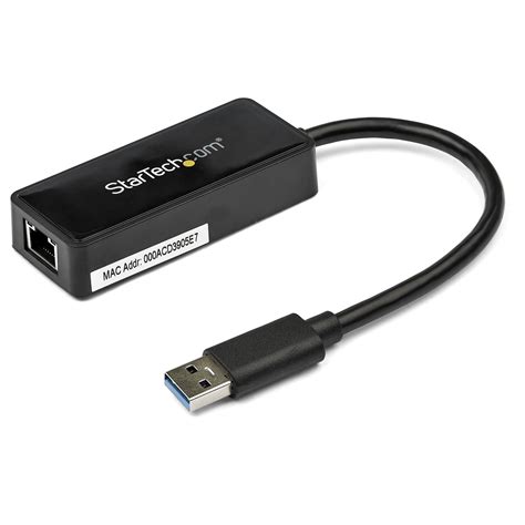 Gigabit USB 3 0 NIC W USB Port USB And Thunderbolt Network Adapters