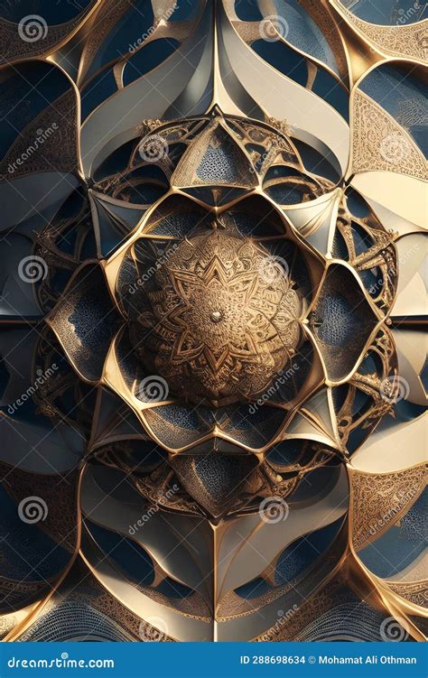 Inspired Zen Geometry Created With Generative AI Stock Illustration Illustration Of Stage