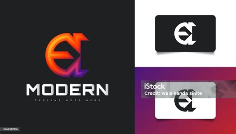 Letter E Design In Colorful And Modern Concept Graphic Alphabet Symbol For Corporate Business