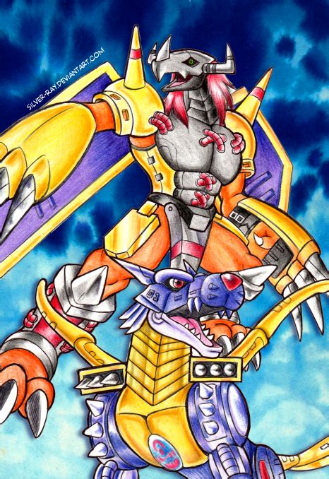Digimon Wargreymon And Metalgarurumon Digimon Shodo Action Figure 35
