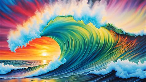 Artstation A Ocean Wave Of Color Artworks