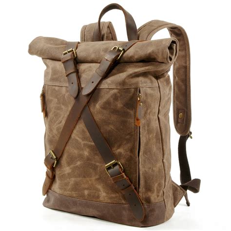 Waxed Canvas Backpack Large At Susan Jaimes Blog