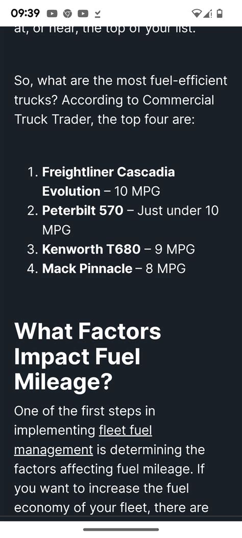 2022 Class 8 Fuel Efficiency Reverythingnerd