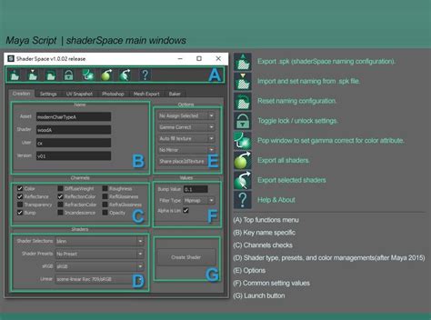 Shaderspace Create Shader Toolset For Maya For Maya Free Texturing