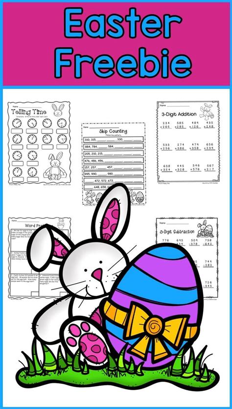 Easter Math Worksheets 2nd Grade Printable Worksheets