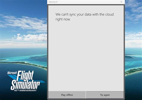 cannot sync data with cloud right now install performance and graphics