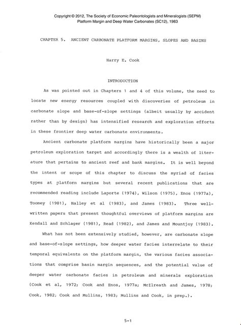 Aapg Datapages Archives Ancient Carbonate Platform Margins Slopes And Basins