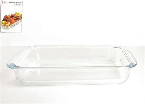 Rectangular Baking Tray Set At ₹ 139set Glassware In Mumbai Id