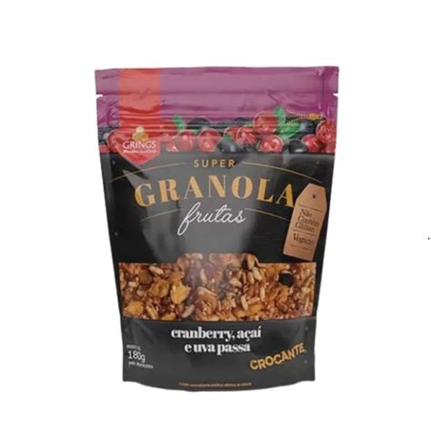 Ofertas De Super Granola Grings Frutas Pacote Com 180g Cr