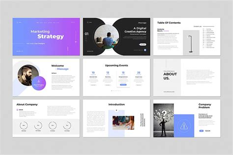 Маркетинг Стратегия Marketing Strategy Powerpoint — Каталог слайдов — Слайды и инфографика для