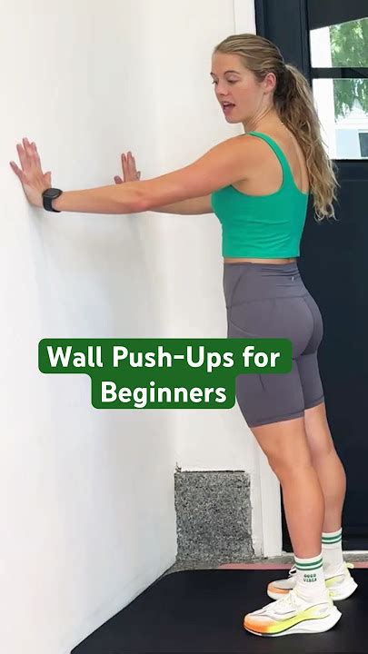 Wall Push Ups Exercise