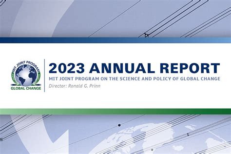 2023 Annual Report Of The Mit Joint Program Mit Cs3
