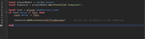 how would in game sellable clothing with accessory scripting support