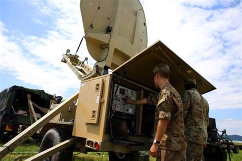 Signal Soldiers Enable Mission Command For Saber Guardian 17 River