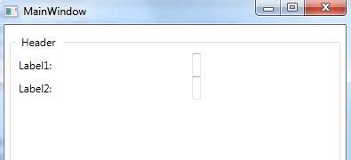 Xaml Textbox Alignment Inside Groupbox Wpf Stack Overflow