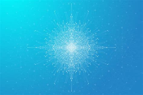 큰 데이터 시각화입니다 추상적인 배경 그래픽 통신입니다 관점 배경 시각화입니다 복잡 한 분석 네트워크입니다 벡터 일러스트 레이