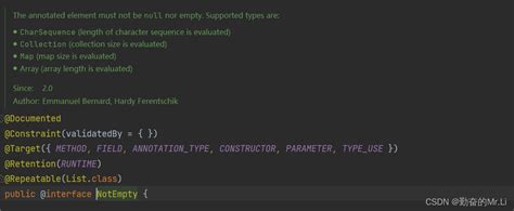 JSR springboot javax validation包里的注解校验用到的 个注解 CSDN博客