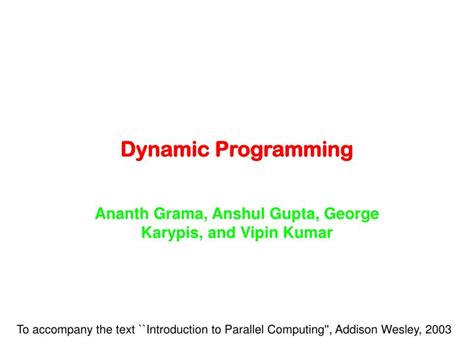 ppt dynamic programming powerpoint presentation free download id