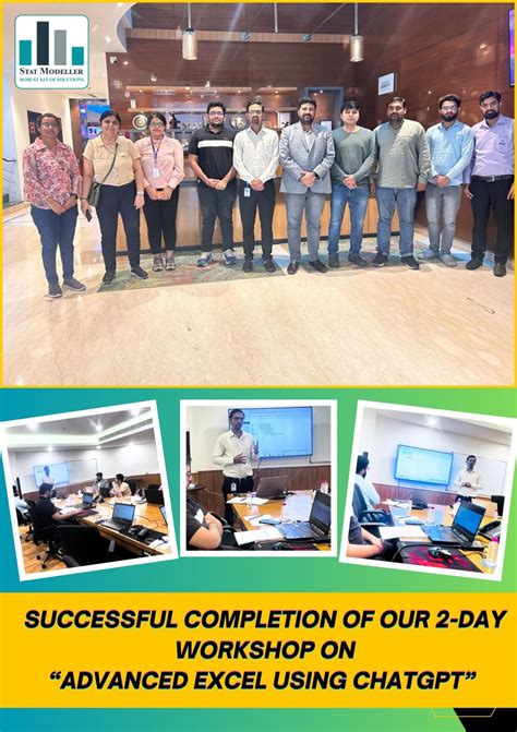 Stat Modeller On Linkedin Excelworkshop Chatgpt Professionaldevelopment Dataanalytics