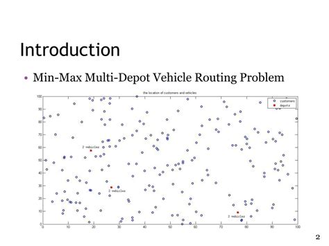 Ppt The Min Max Multi Depot Vehicle Routing Problem Three Stage