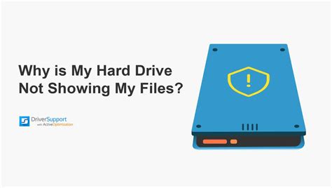 Why Is My Hard Drive Not Showing My Files Recovering Missing Files