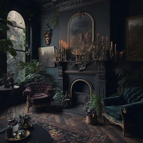 Dark Victorian Interior Design