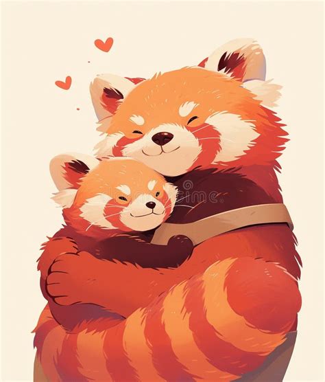 Red Panda Hugs Stock Illustrations 37 Red Panda Hugs Stock