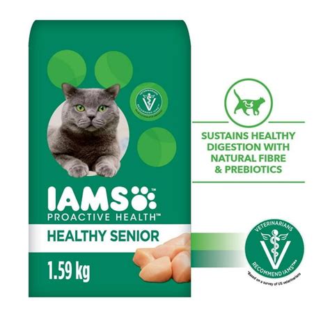 Iams Proactive Health Healthy Senior With Chicken Dry Cat Food 16kg