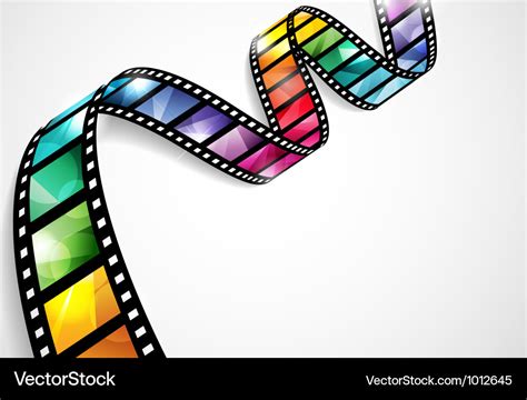 Movie Film Strip Illustration At Sally Esterly Blog