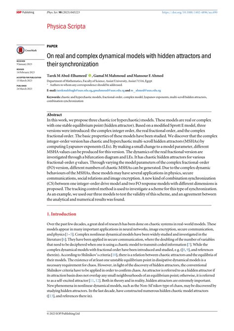 on real and complex dynamical models with hidden attractors and their