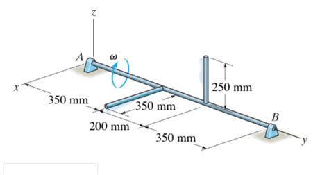 Solved The Rod Assembly Shown Below Is Supported By Journal Bearings