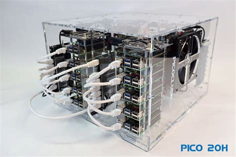 Pico 20ai Raspberry Pi 5 Cluster Pi5 8gb Picocluster Desktop Datacenter