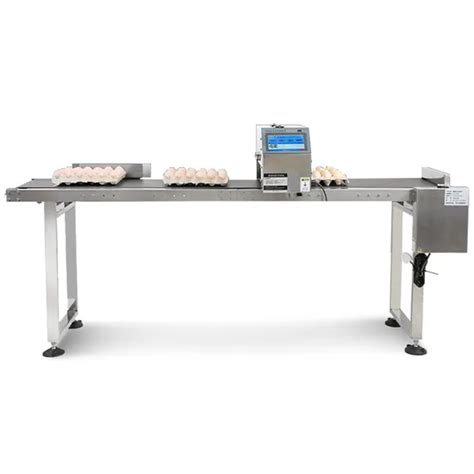 Egg Touching Screen Qr Code Logo Serial Numbers Inkjet Printer Batch Code Printing Machine Egg