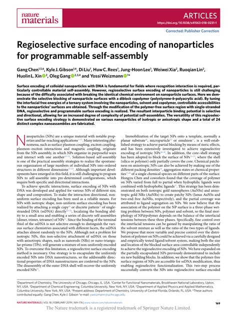 regioselective surface encoding of nanoparticles for programmable self