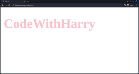 Css Specificity Css Tutorial Codewithharry