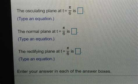 Solved Findr T N And B At The Given Value Of T Then Find Chegg