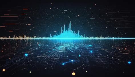 premium photo abstract technology big data concept background