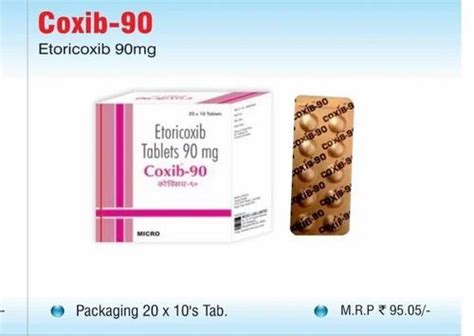 Coxib Etoricoxib Tablet 90 Mg At ₹ 9505box In Ahmedabad Id